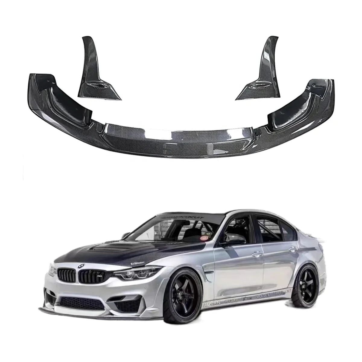 Carbon Fiber Laptorr Style Front Lip for BMW F80 M3, F82 F83 M4 (2015- — BMW Works