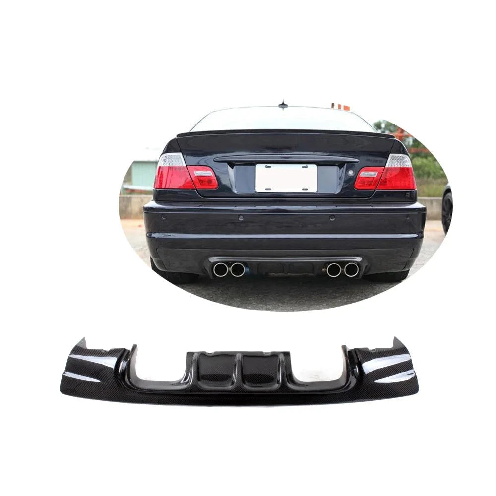 Carbon Fiber V Style Rear Diffuser for BMW E46 M3 — BMW Works