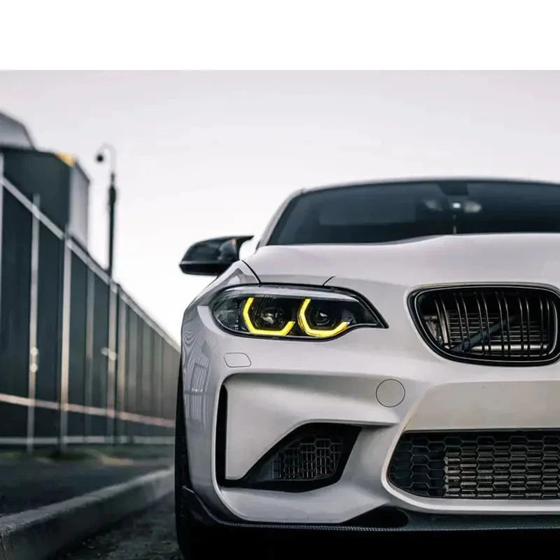 CSL Style Yellow Headlight Module for BMW CSL DRL M2 F87 & 2-Series F2 ...